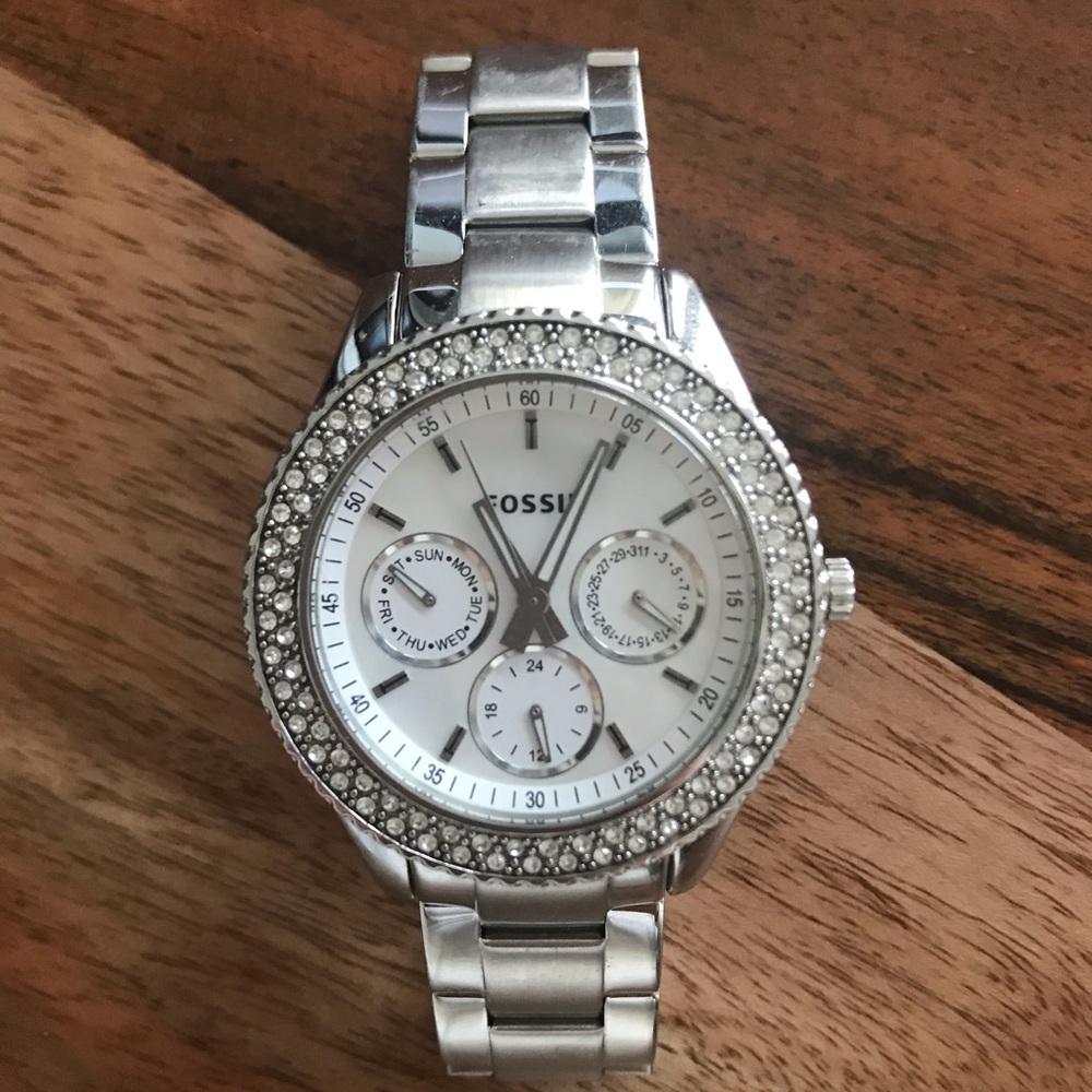 Stainless Steel Fossil Watch - Gem